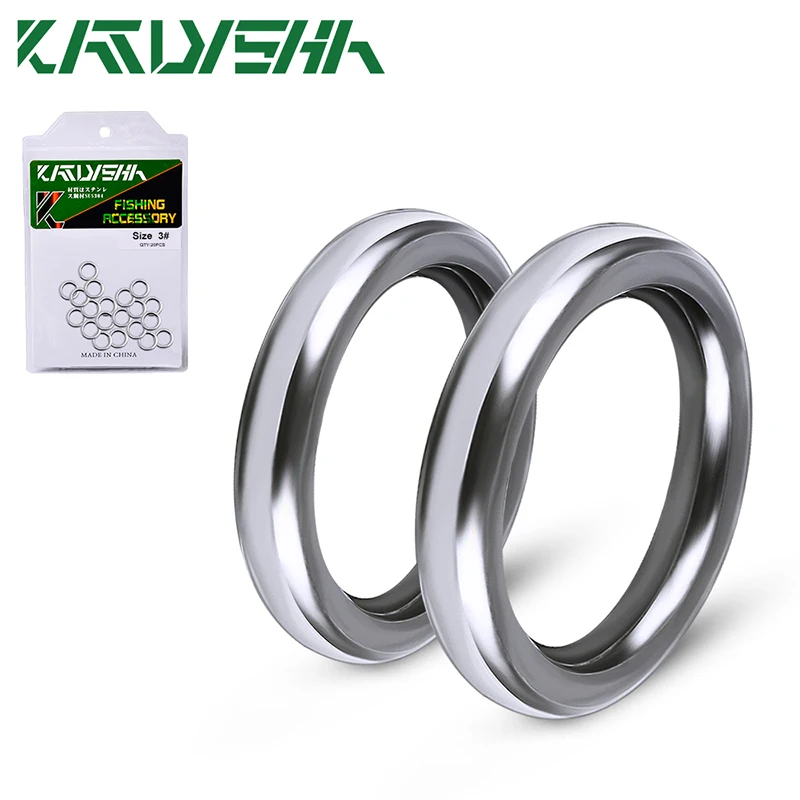 KATYUSHA-20Pcs-Heavy-Duty-Fishing-Solid-Rings-1-5-Metal-Seamless-Rings ...