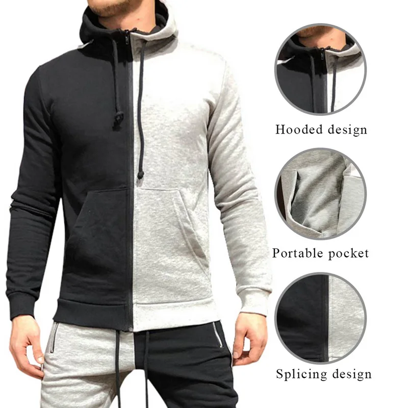 2 шт. спортивные костюмы мужские толстовки с капюшоном+ беговые Survete ...