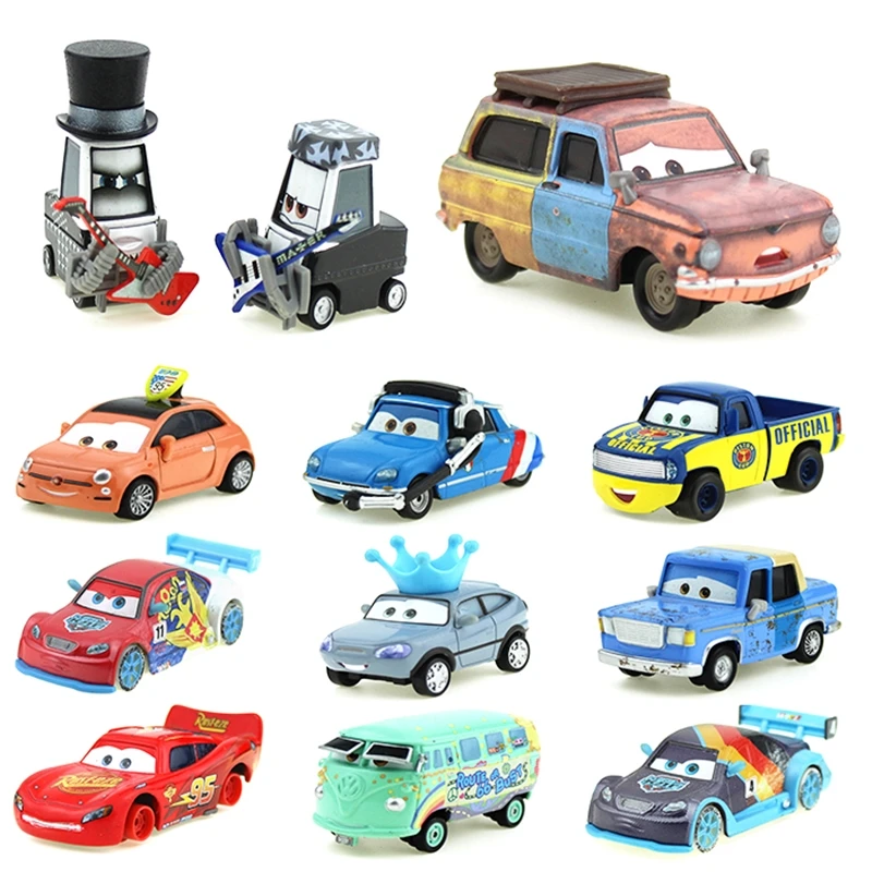 Disney coches Pixar Cars 3 2 1 para niños, coches de METAL fundido a ...