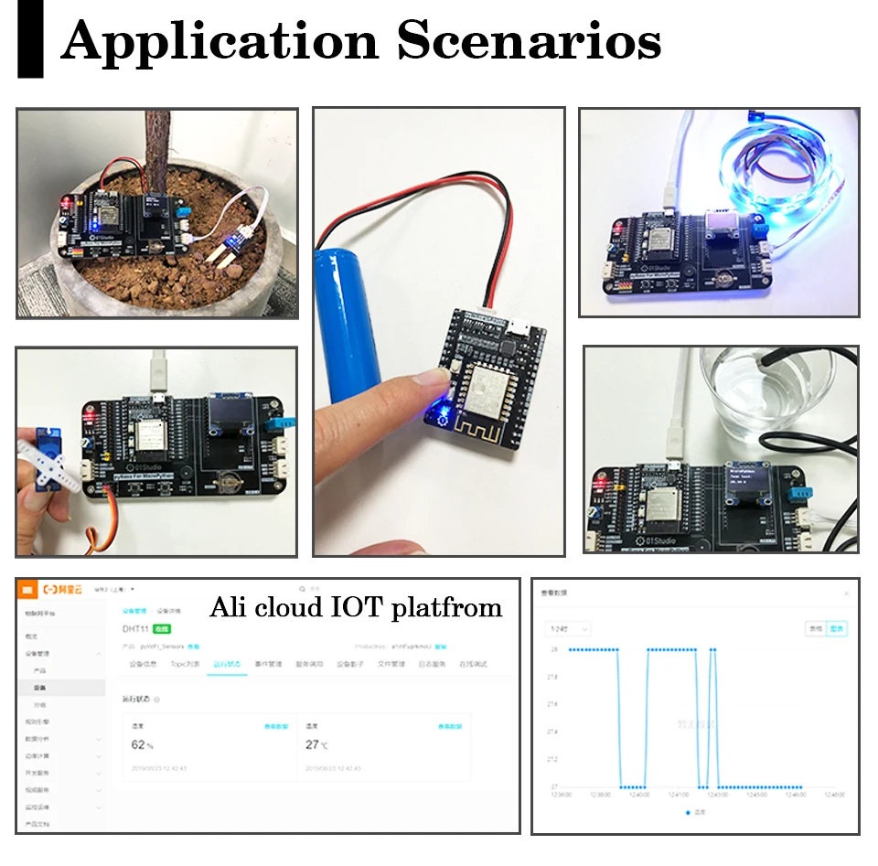 MicroPython ESP8266 와이파이 임베디드 개발키트 [pyWiFi-ESP8266 KIT] / 디바이스마트