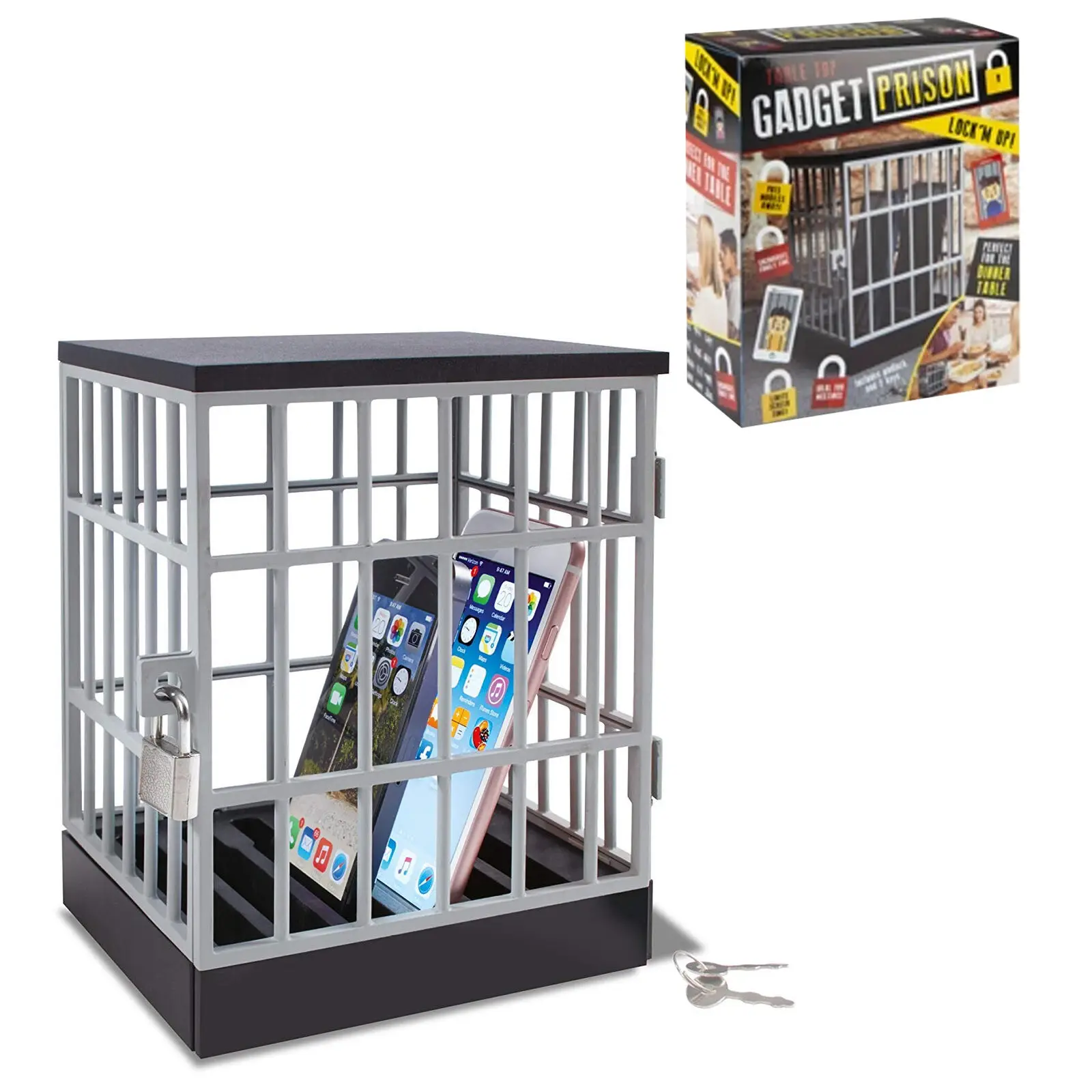 Mobile Phone Jail Cell Prison Lock Up Safe Smartphone Home Table Office ...