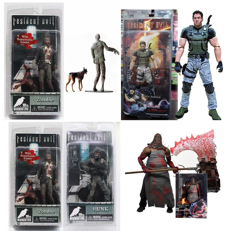 NECA-Redfield-Hunk-Zombie-Chris-Character-Chris-Redfield-Biohazard ...