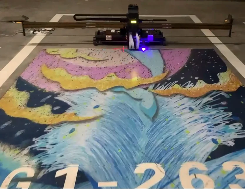 3d 5d 6d Floor Printer Uv Printing Machine On Ground - Wallpaper Tools ...