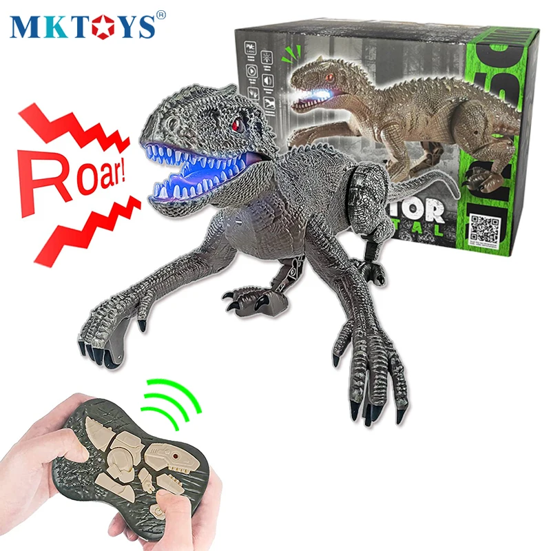 MKTOYS RC Dinosaur Toys for Boys Remote Control Electronic Dinosaurios ...
