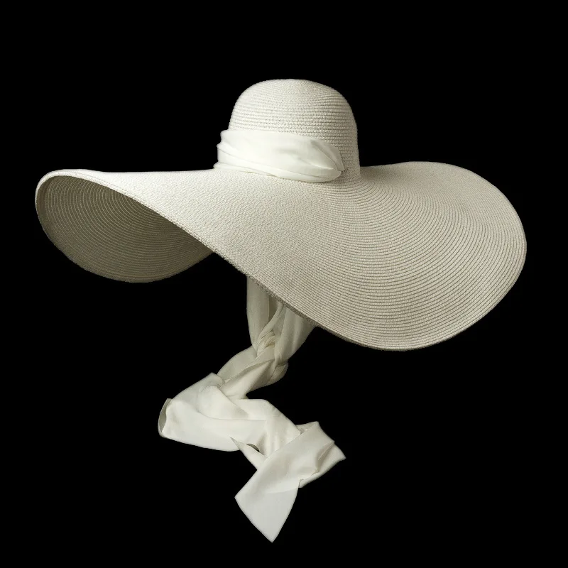 White Floppy Sun Hat