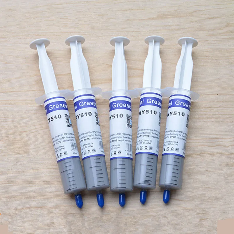 5pcs HY510 30g Silicone Thermal Paste Heat Transfer Grease Heat Sink ...