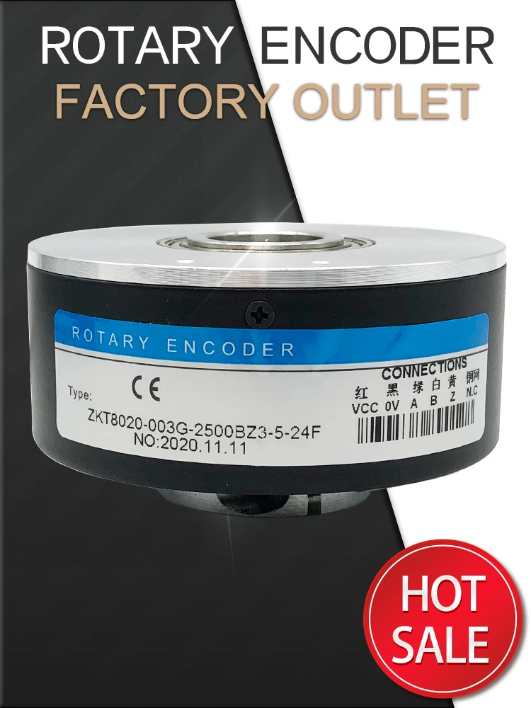 ZKT8020-003G-2500BZ3-5-24F-Rotary-Encoder-Hollow-Shaft-Rotary-Optic ...
