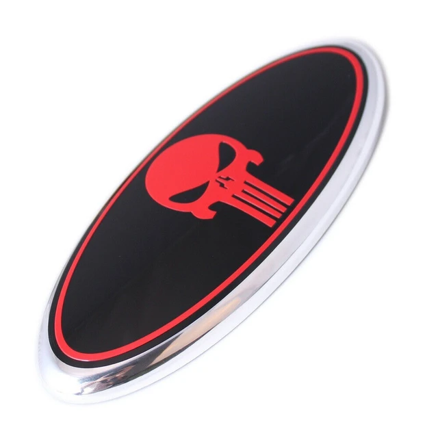 Custom F150 Emblems Skull
