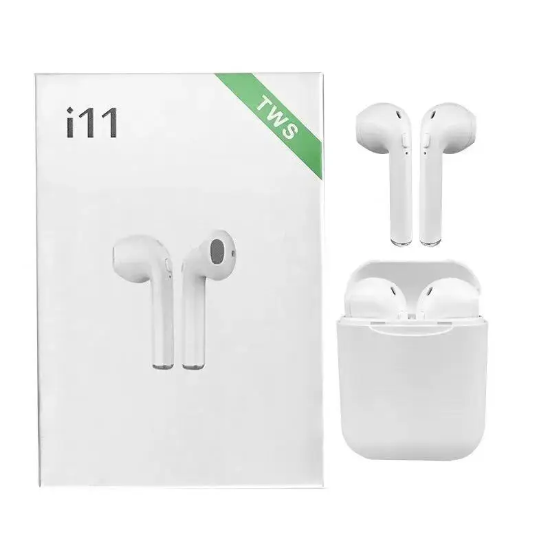 i11 TWS сенсорный ключ мини беспроводные наушники Bluetooth 5,0 гарнитура для Android Xiaomi ...