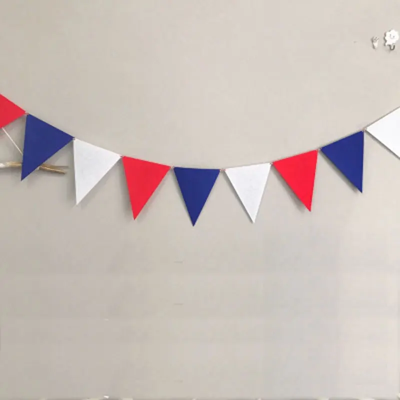 Banderines-rojos-blancos-y-azules-banderines-nacionales-banderines-de-s ...