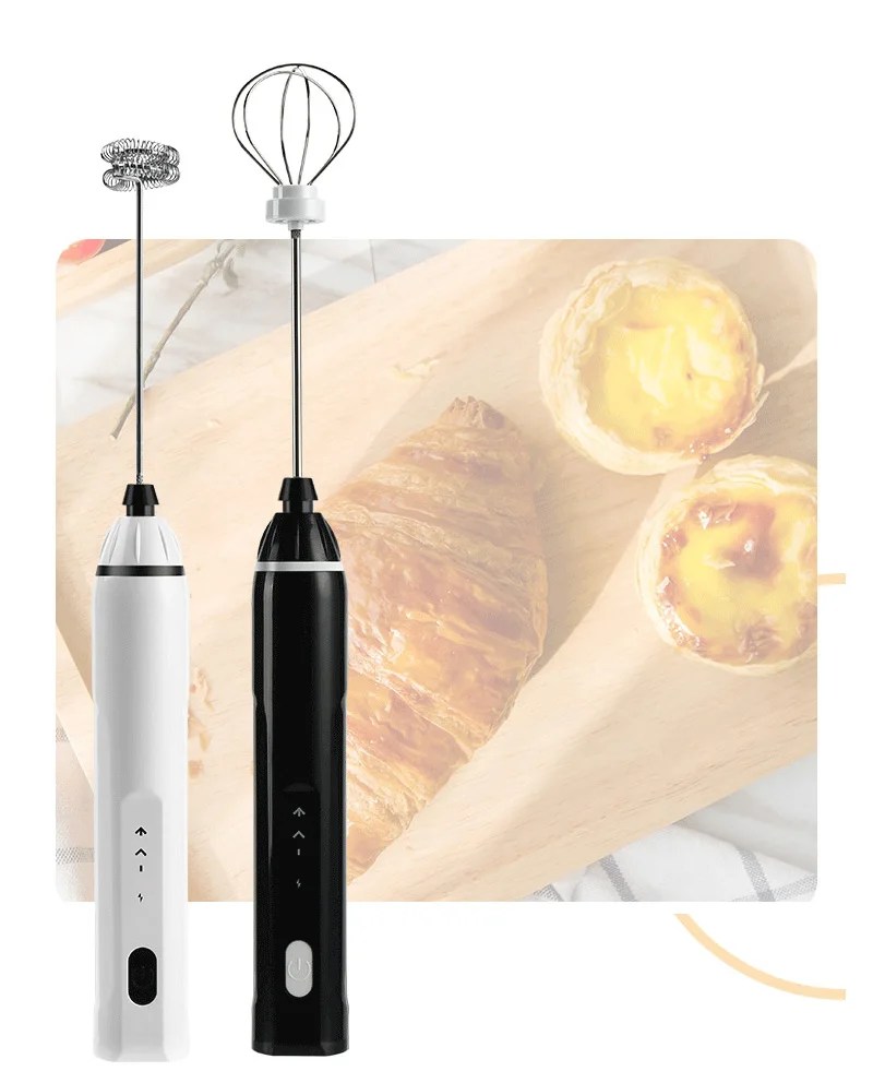 Batteur - fouet,Batteur à lait électrique, batteur à œufs, pour boisson ...