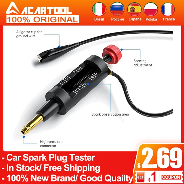 Spark Energy New Auto Adjustable Car Spark Plug Tester High Energy ...