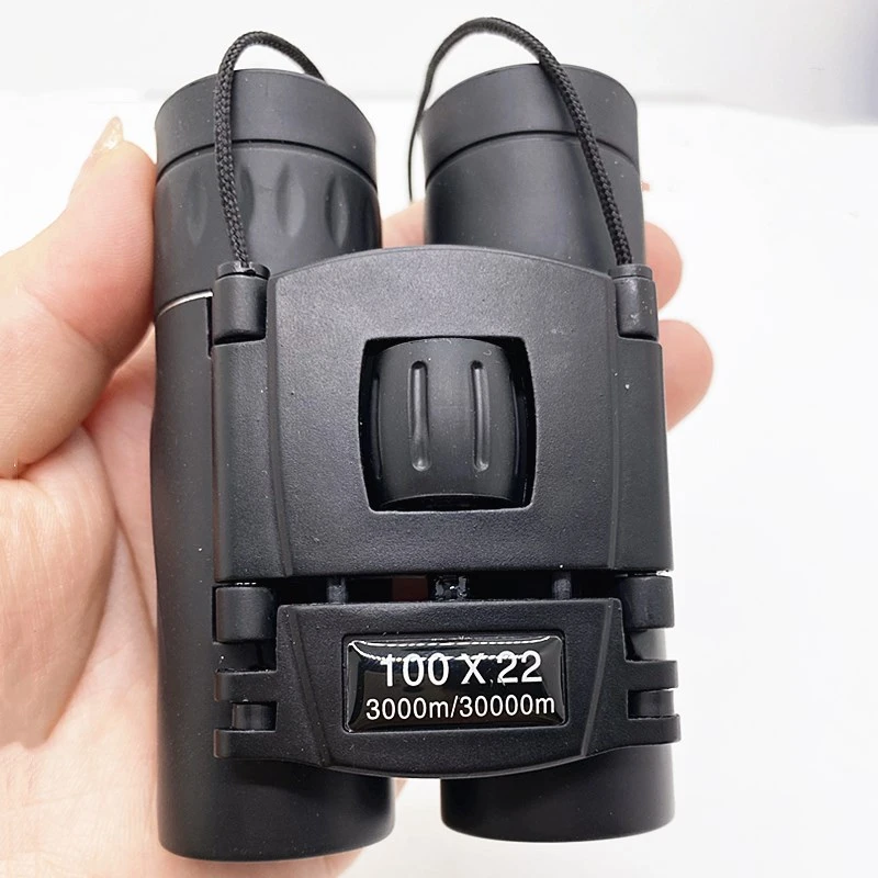 100x22 Miniature Telescope High Quality Powerful Foldable Binoculars ...