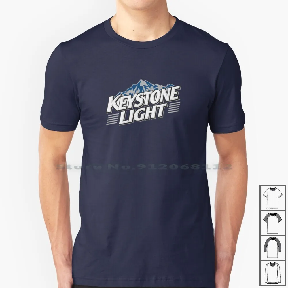 Keystone Light Beer T Shirt 100% Cotton Logo Us Among Creative Trending ...