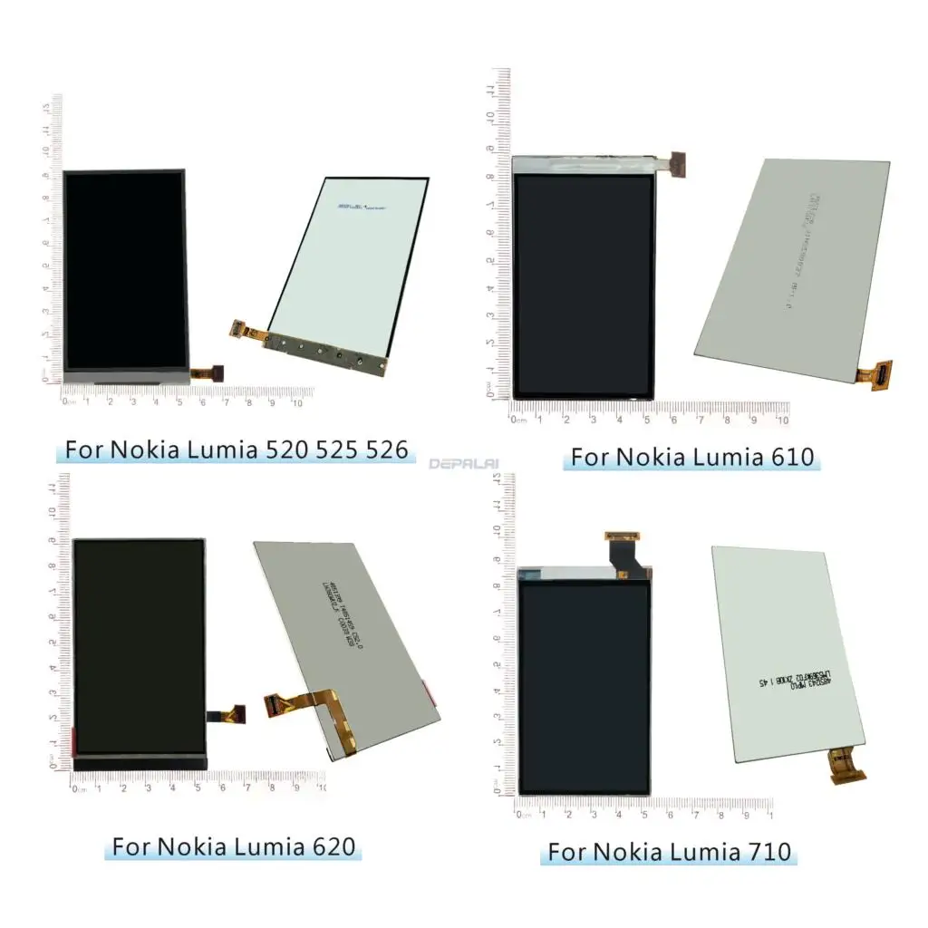 Display lcd para nokia lumia 710, 520, 525, 526, 620, 610 e de alta ...