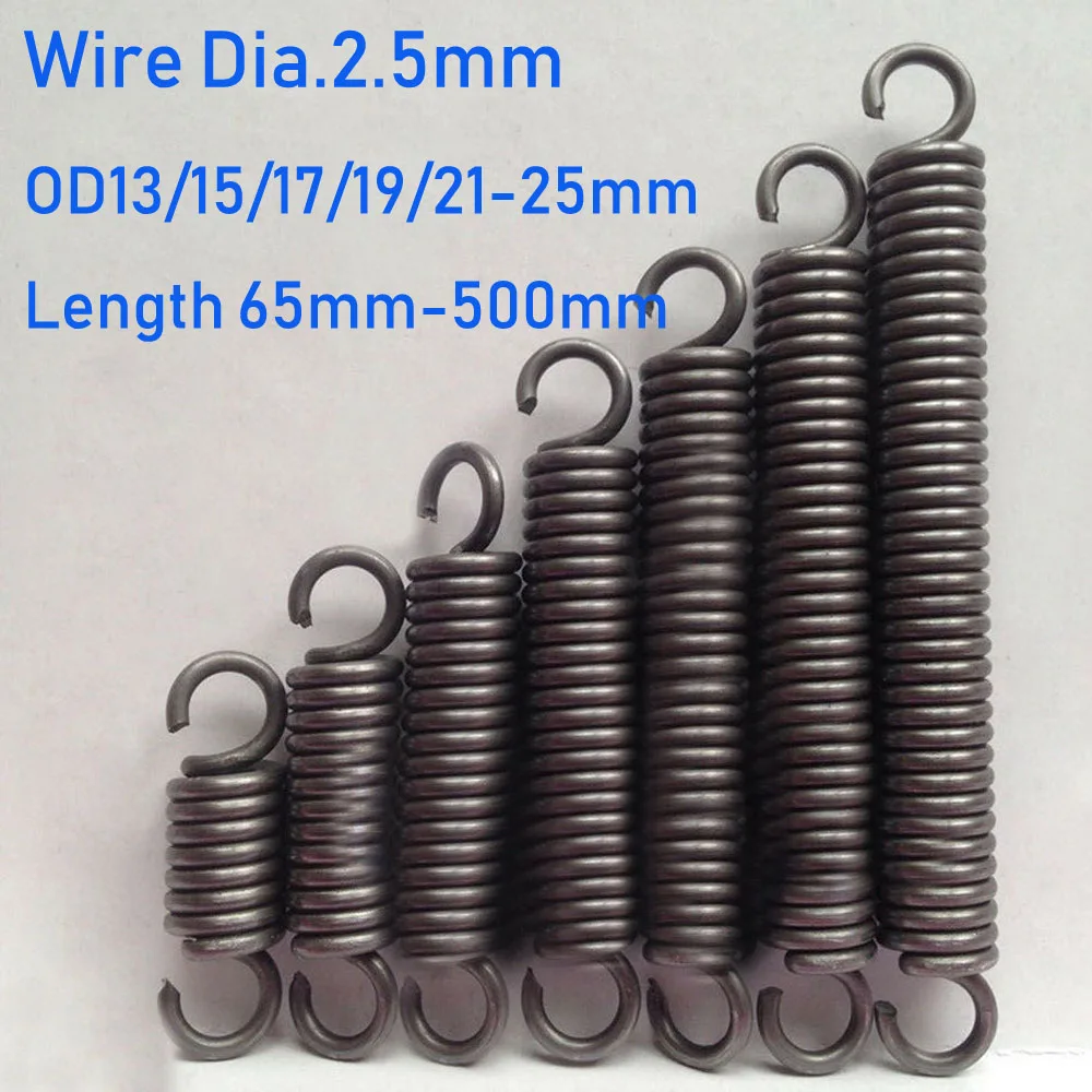 1pcs-Wire-Diameter-2-5mmTension-Extension-Spring-Expansion-Springs ...