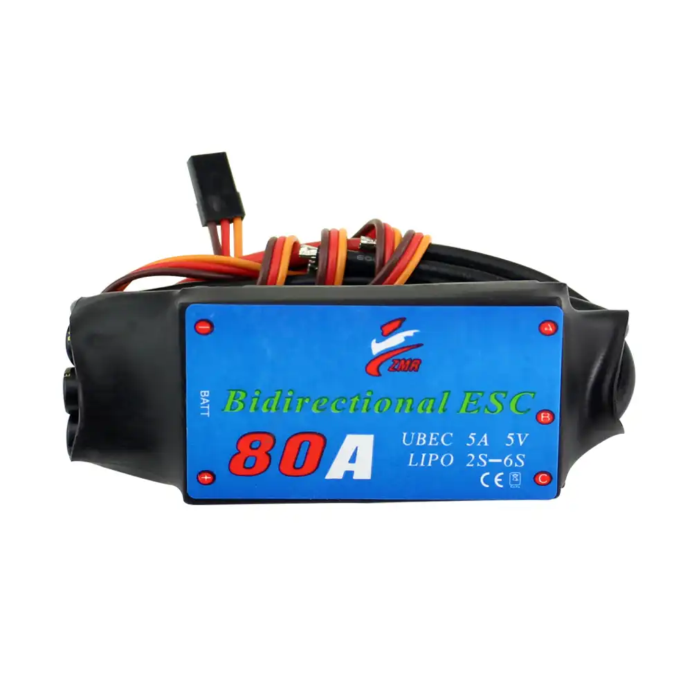 ZMR 12A/20A/30A/40A/50A/60A/80A Bidirectional Brushless ESC for Remote Control Car Pneumatic ...