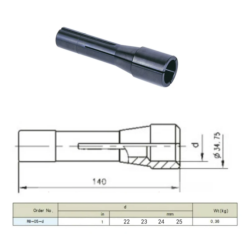 R8 Rugó Betöltött Collet Chuck Szerszámgép -Tartozékokhoz Nagy ...