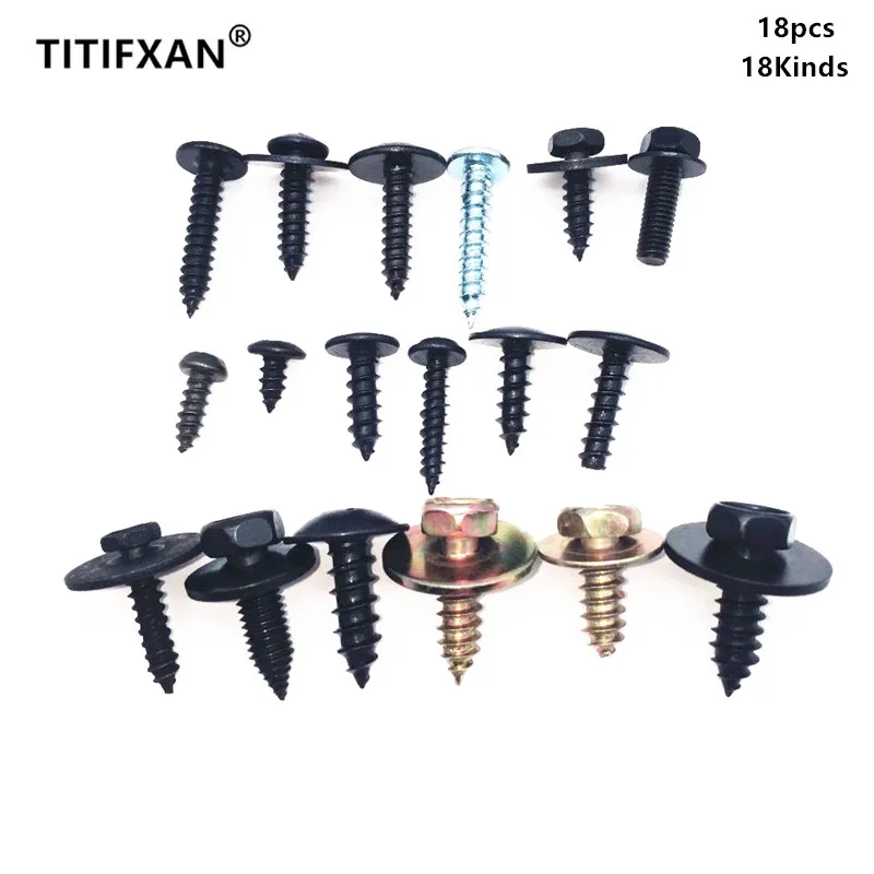 Car-Fender-Metal-Self-tapping-Screws-Fastener-For-Toyota-Tundra-VW-Golf ...