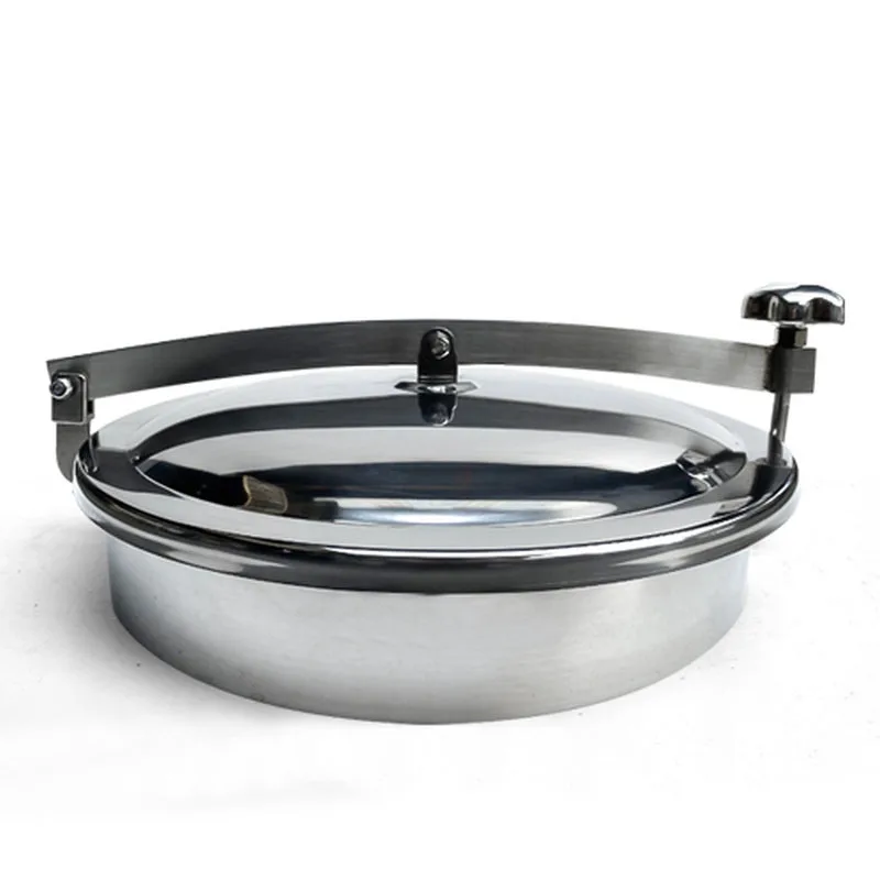 SUS304-Ellipse-Manhole-Cover-Mirror-Polished-Quick-Open-Oval-Manhole ...