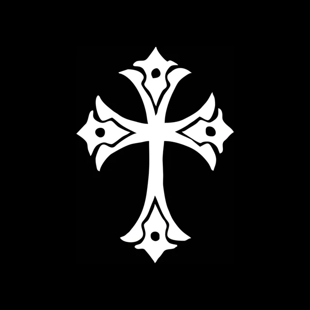 Gothic Cross Decal