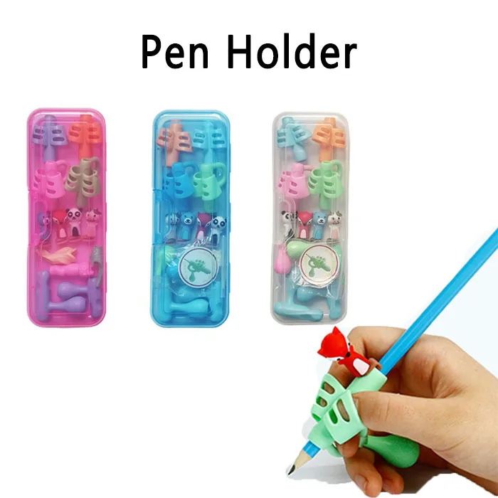 16pcs Pencil holder Grip Children Cute Pen Handle Rod HandWriting Aid ...