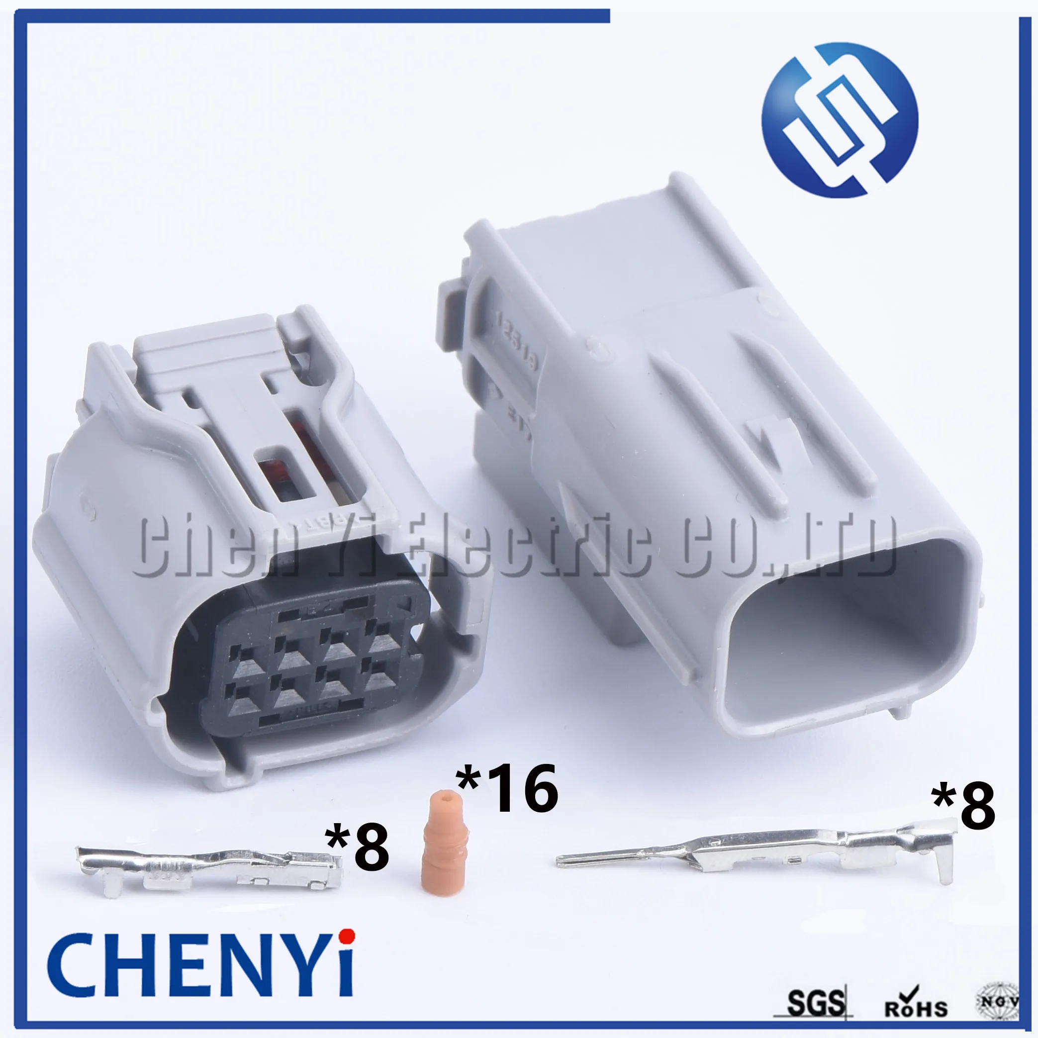 1 set 8 Pin 12520 12519 6189 1240 6188 0779 Auto Reversing Radar Plug Fuel Injector Socket ...