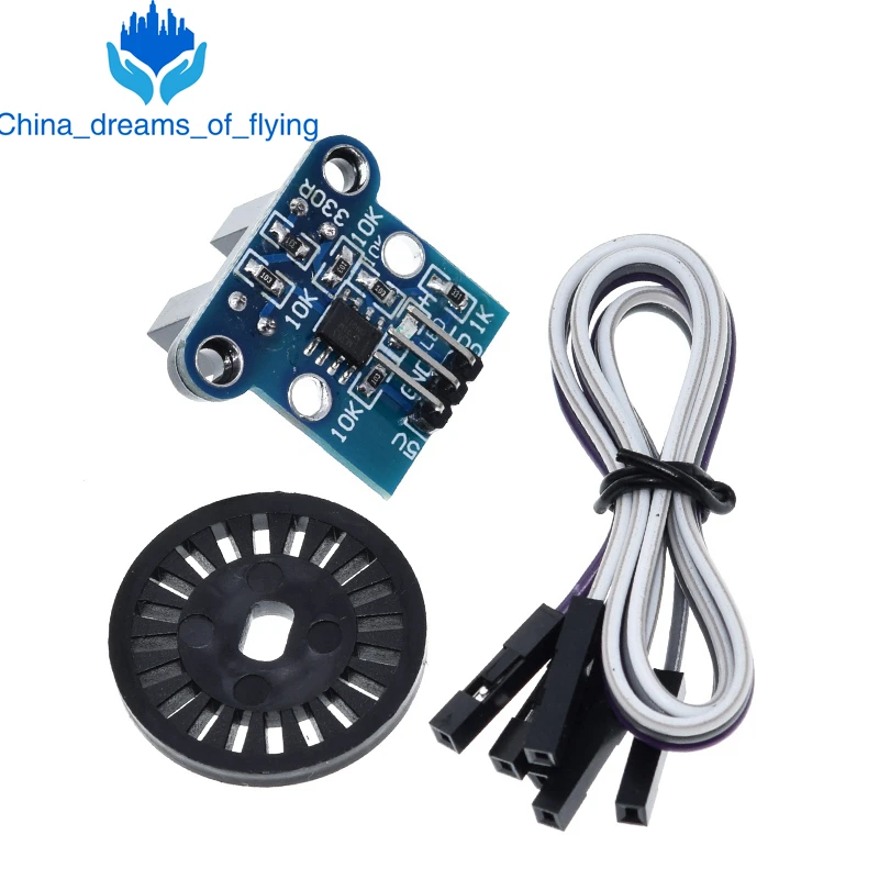 1Set HC 020K Double Speed Measuring Sensor Module with Photoelectric ...