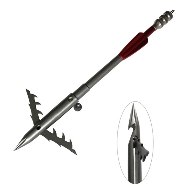 Professional hunting large prey fishing arrow powerful 440 stainless ...