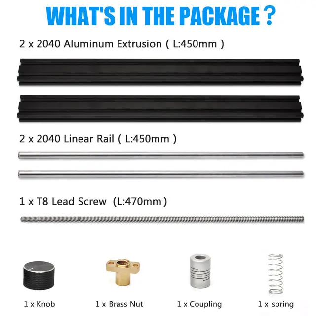 Daedalus DIY CNC 3018 Pro Extension Upgrade Kit 3018 to 3040 Compatible ...