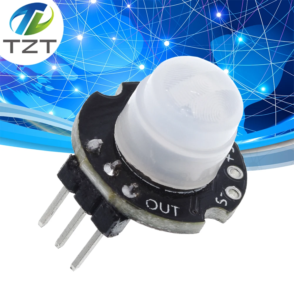 Tzt Sr602 Mini Motion Sensor Detector Module Pyroelectric Infrared Pir ...