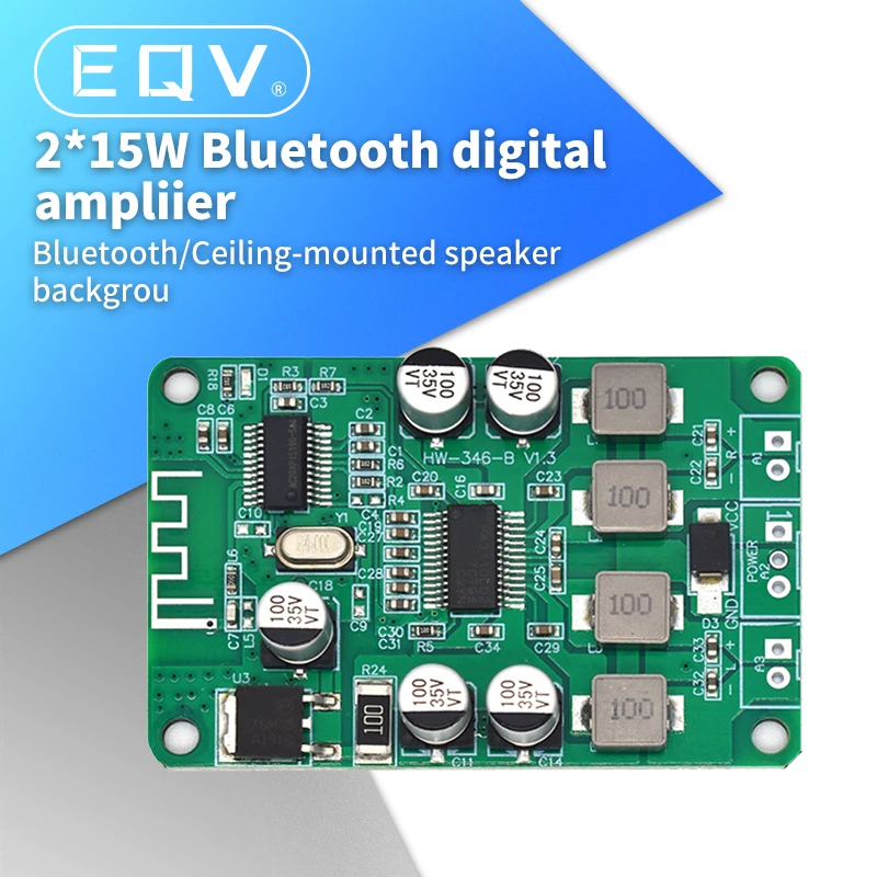 TPA3110 2X15W 15W+15W Wireless Bluetooth Audio Power Amplifier Board ...