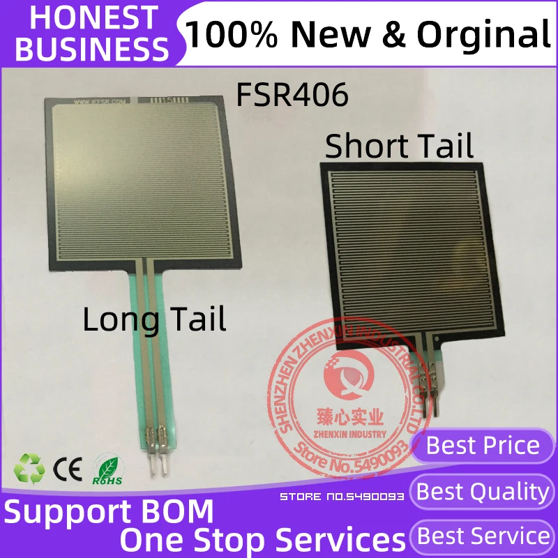 FSR406 Force Sensitive Resistor Sensor FSR For Arduino thin film ...