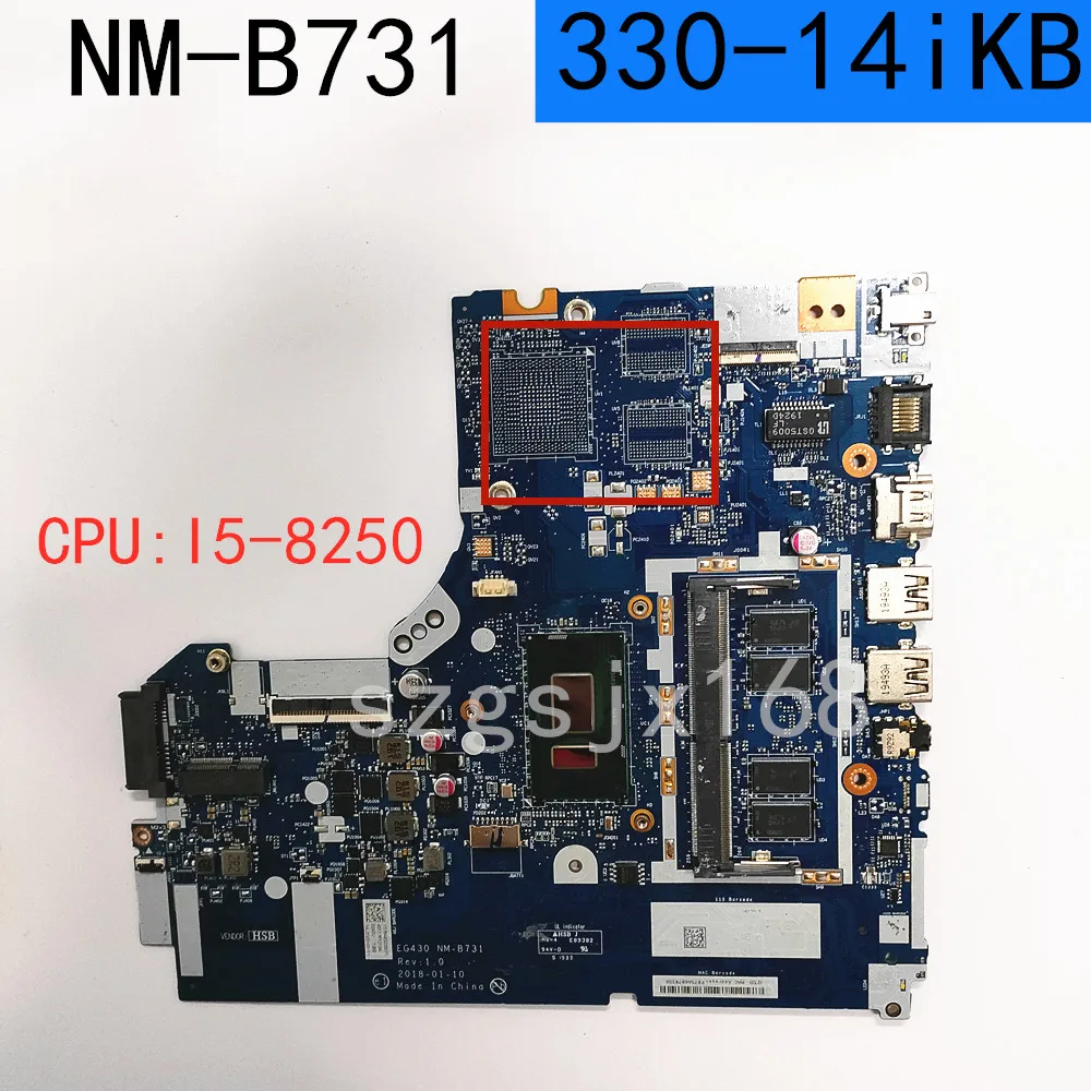 FOR-Lenovo-330-14ikb-Laptop-Motherboard-NM-B731-with-i5-8250-cpu ...