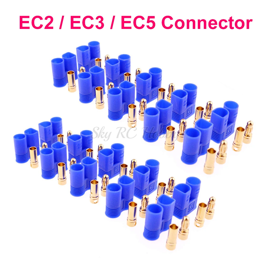 Ec2 Ec3 Ec5 Male Female Type Battery Connector Golden Battery Connector ...
