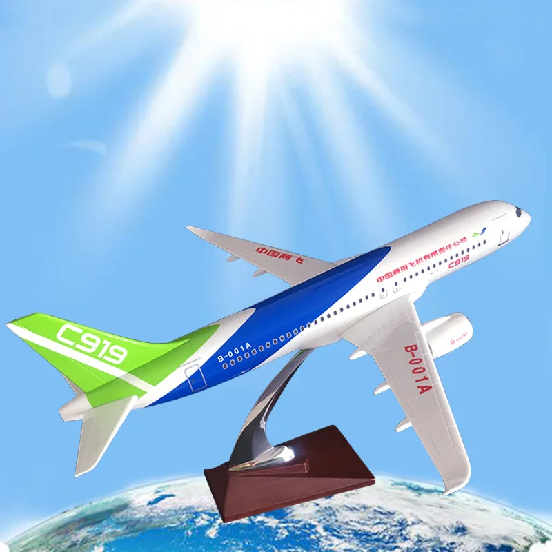32cm resin C919 China commercial flying Aircraft plane model China ...