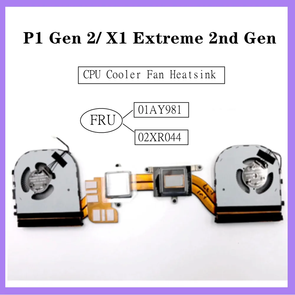 Cpu Cooler Fan Heatsink For Lenovo Thinkpad P1 Gen 2 X1 Extreme 2nd Gen ...
