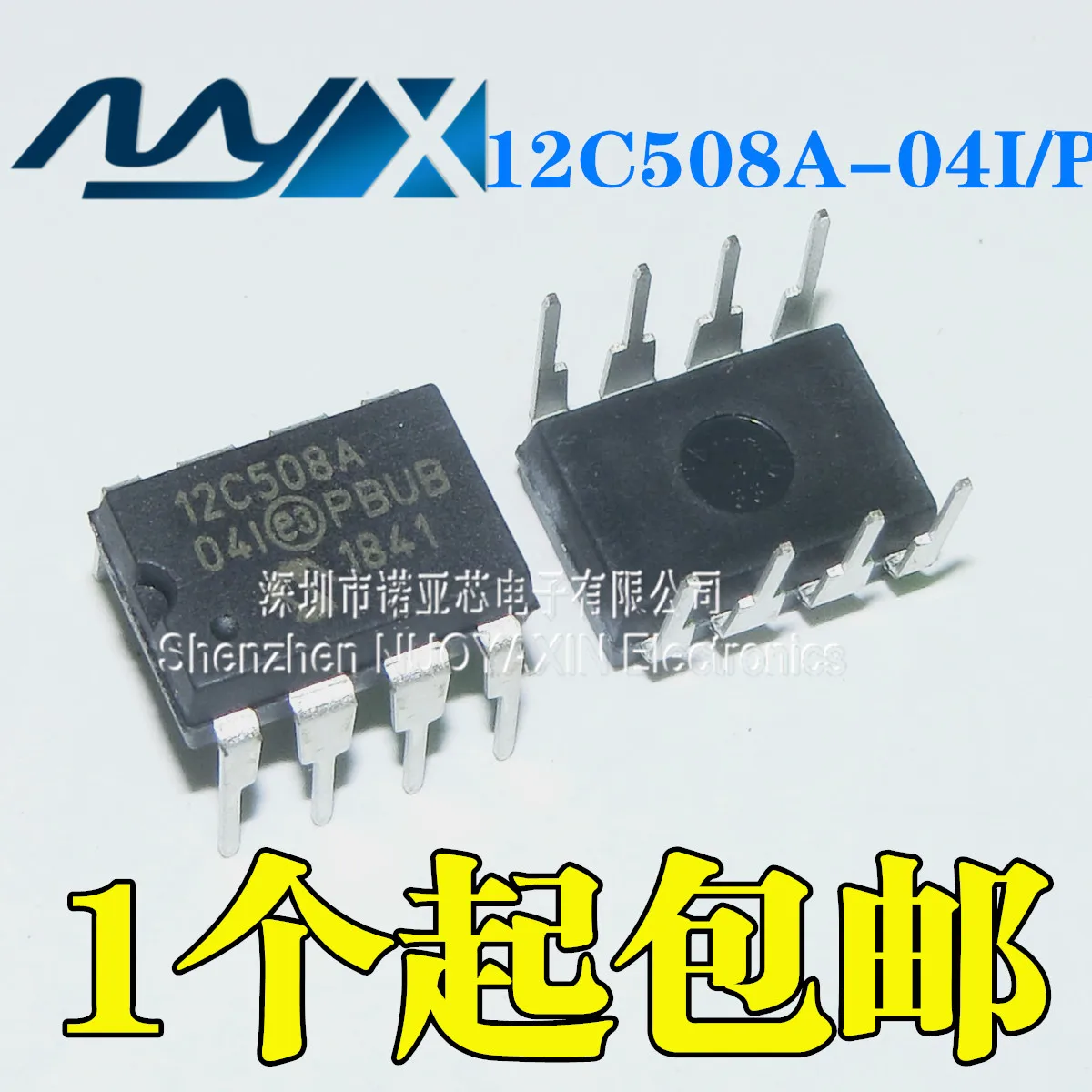 10 unids/lote nuevo original PIC12C508A 04I P 12C508A 04I P DIP8 micro ...