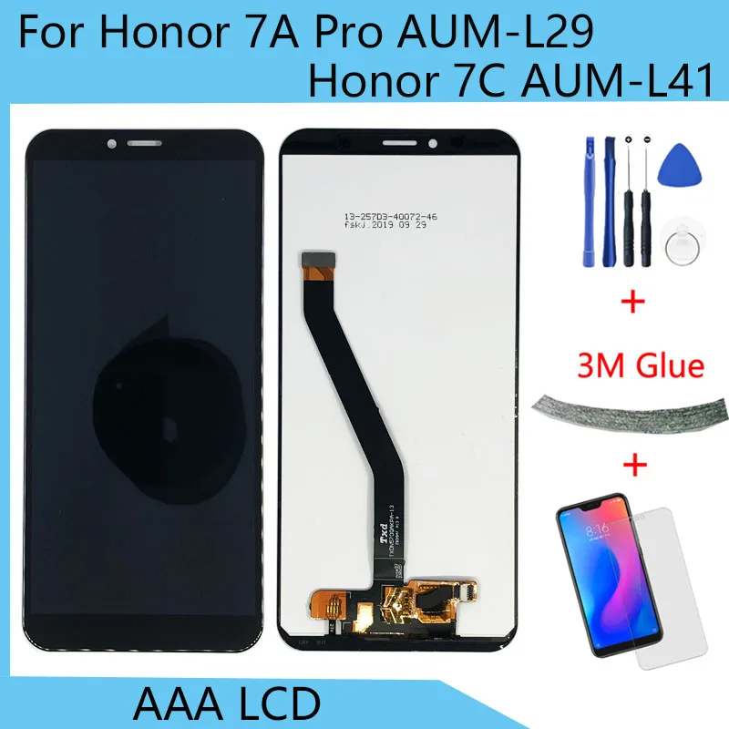 5.7 "display huawei honor 7c lcd AUM L41 tela de toque digitador ...
