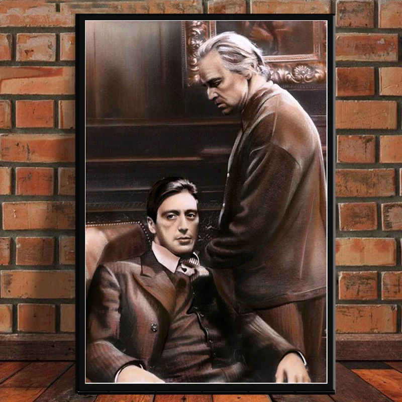 The Godfather Al Pacino Marlon Brando
