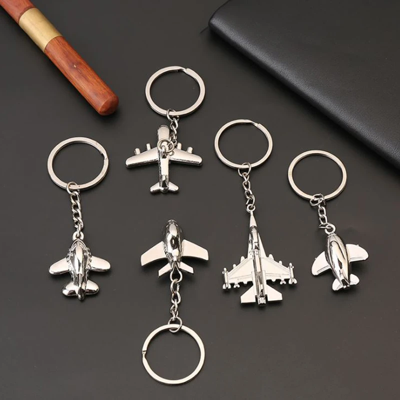 Creative Keychain Metal Naval Model Aviation Gifts Key Ring Model Key ...