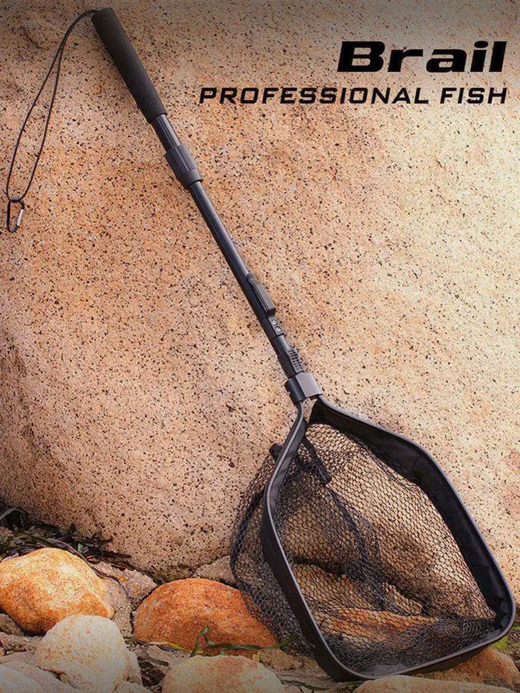Fishing-Net-Telescoping-Retractable-Foldable-Landing-Net-Pole-Folding ...