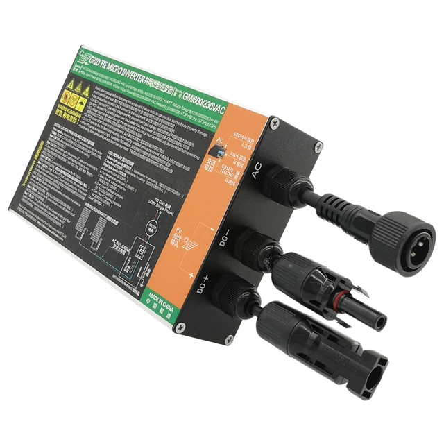 Tetőtéri Napenergia -Rendszer Dugó És Lejátszás Gmi700W Mikro -Inverter ...