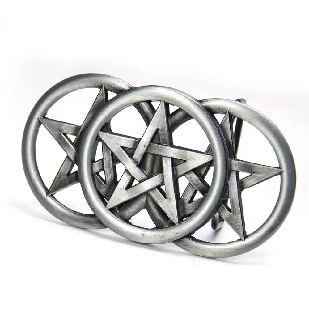 Metal Looking Pentagrams