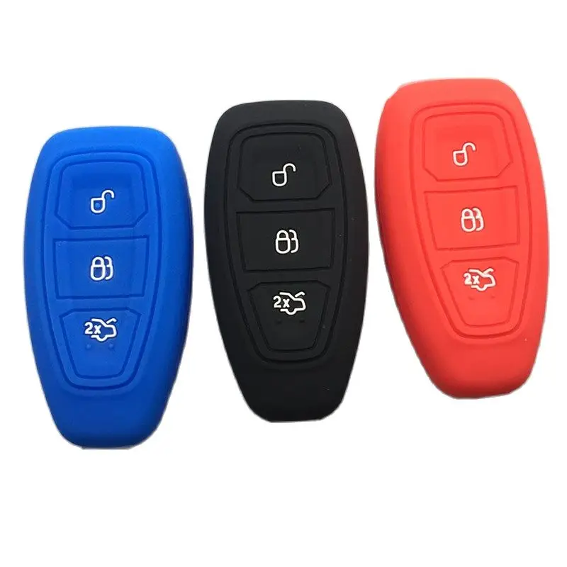 Silicone car Key Cover Case Holder Shell For Ford Puma 2021 Fiesta ...