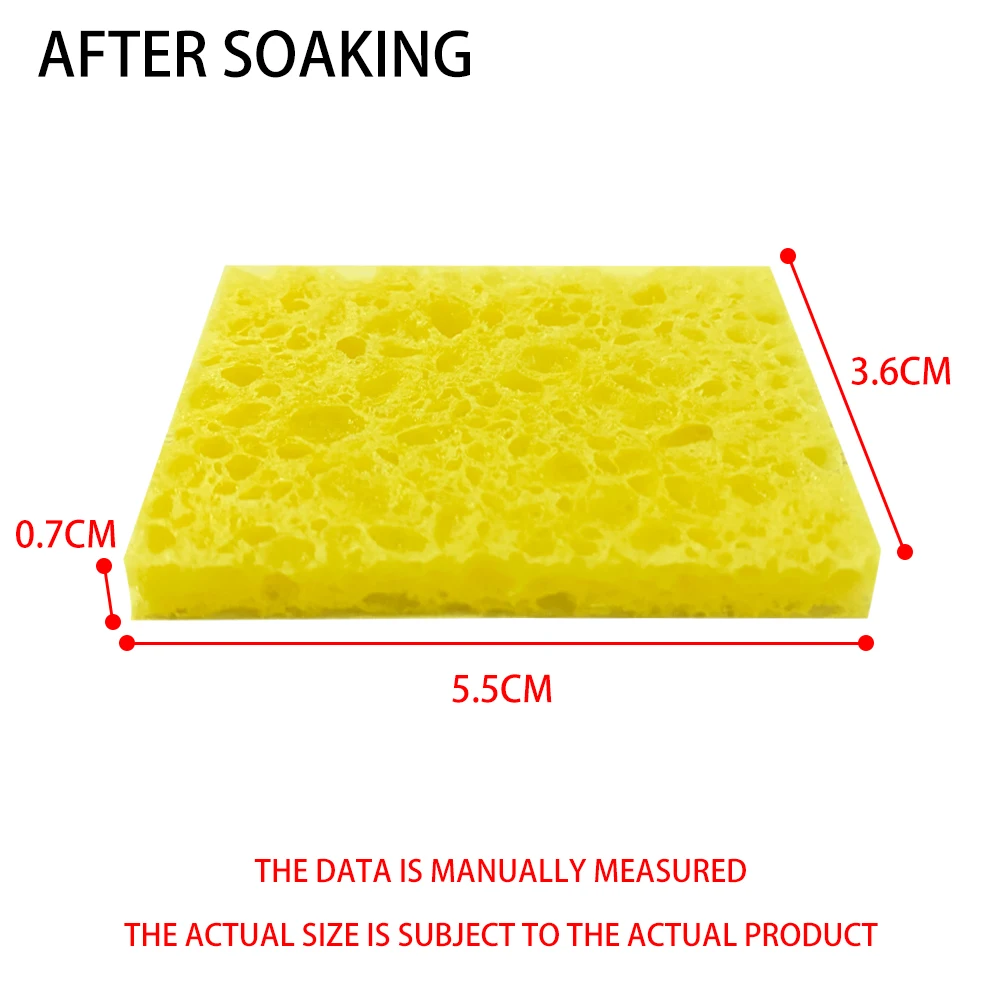 Soldering Iron Tips Cleaning Sponge Cleaner High Temperature Enduring ...
