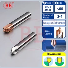 Corner Rounding End Mill | Carbide Rounding Cutter | End Mill Corner Radius - Bb Carbide ...