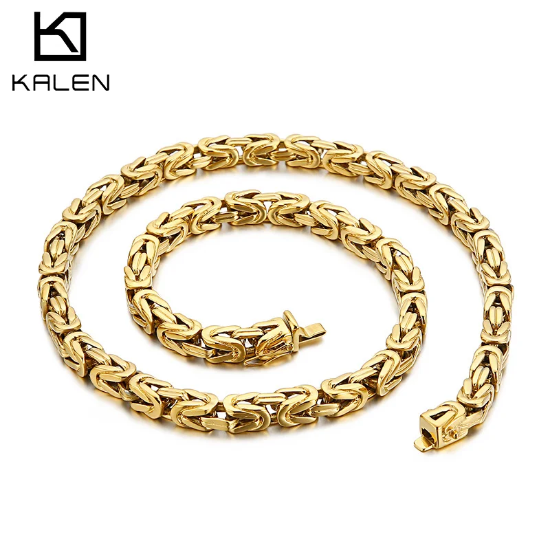Kalen-8mm-Wide-Stainless-Steel-60cm-Chain-Men-s-Hip-Hop-Necklace ...