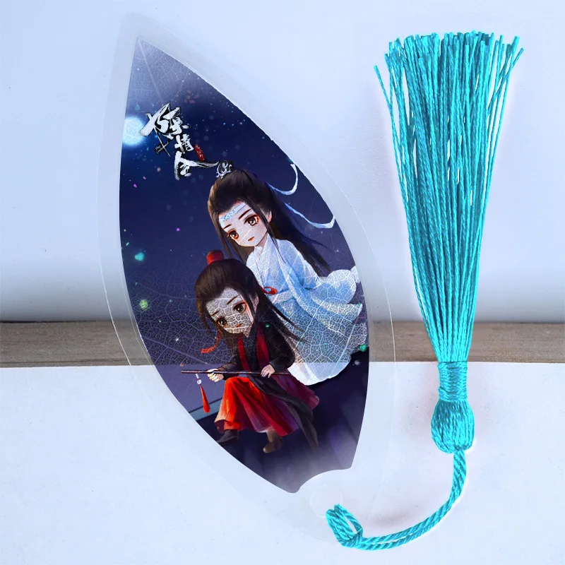 1Pc-The-Untamed-Leaf-Shape-Bookmarks-Chen-Qing-Ling-Waterproof ...