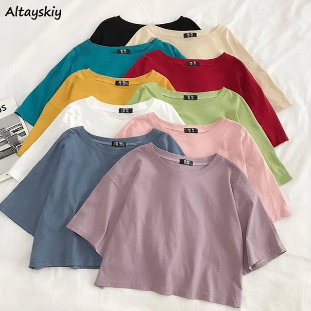 Cute Loose Crop Tops Outfits